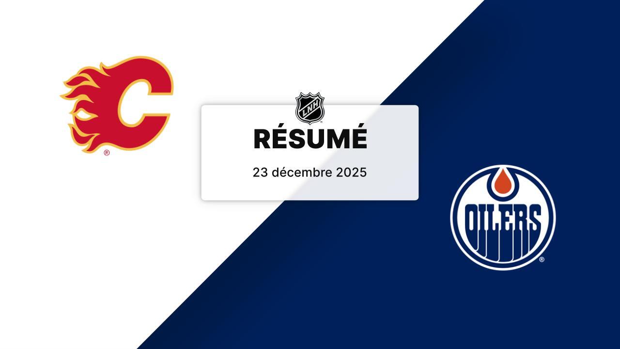 CGY vs EDM | Résumé | 23/12/2025 | LNH.com