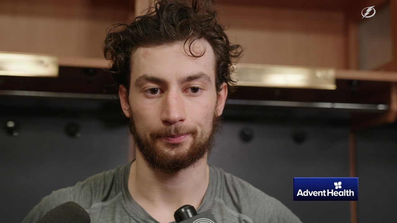 Anthony Cirelli | Postgame R1G5 | Tampa Bay Lightning