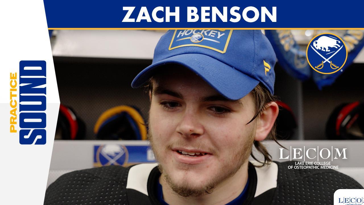 Benson After Practice | Buffalo Sabres