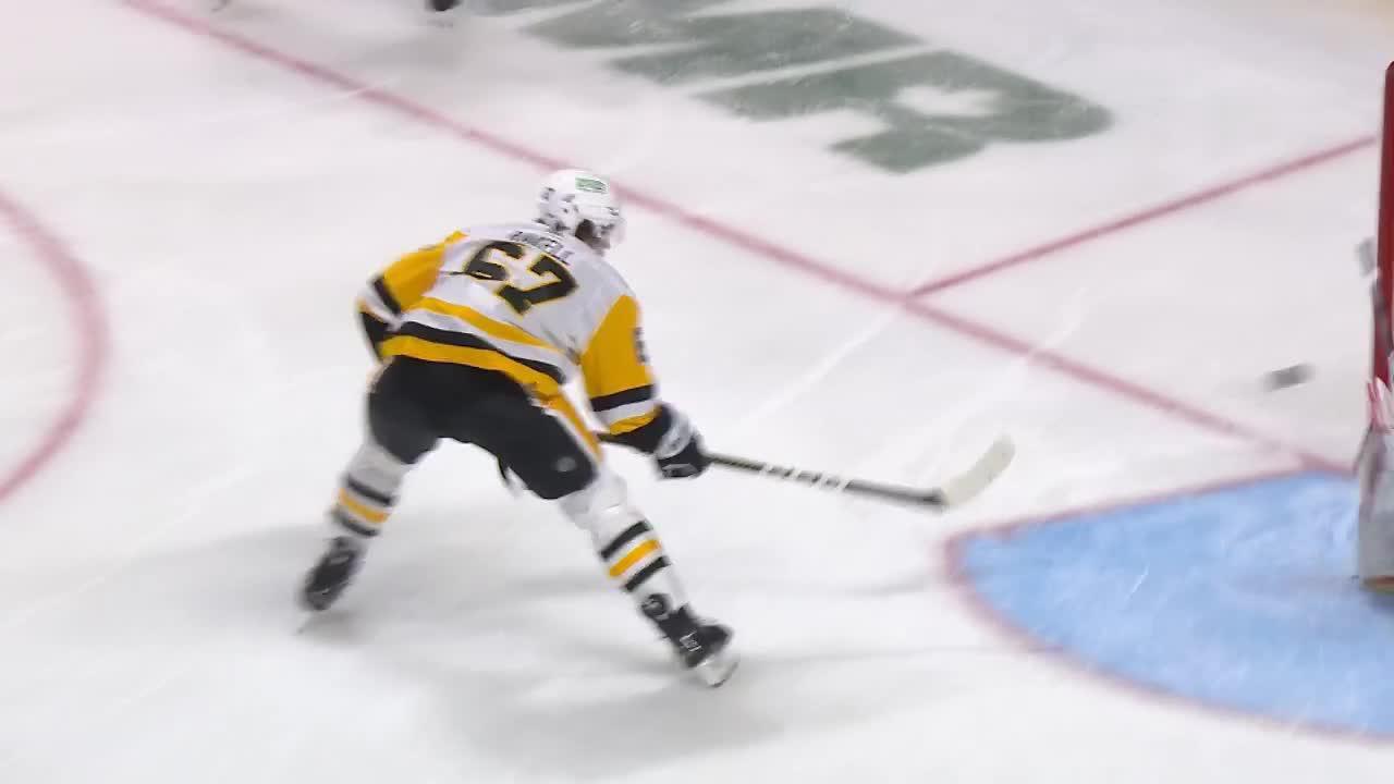 PIT@OTT: Rakell scores goal against Anton Forsberg | Pittsburgh Penguins