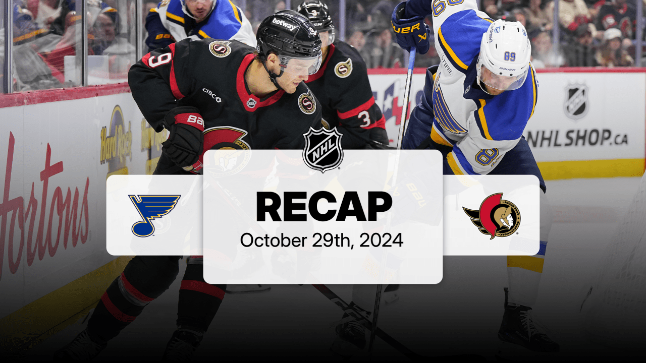 STL at OTT | Recap | NHL.com