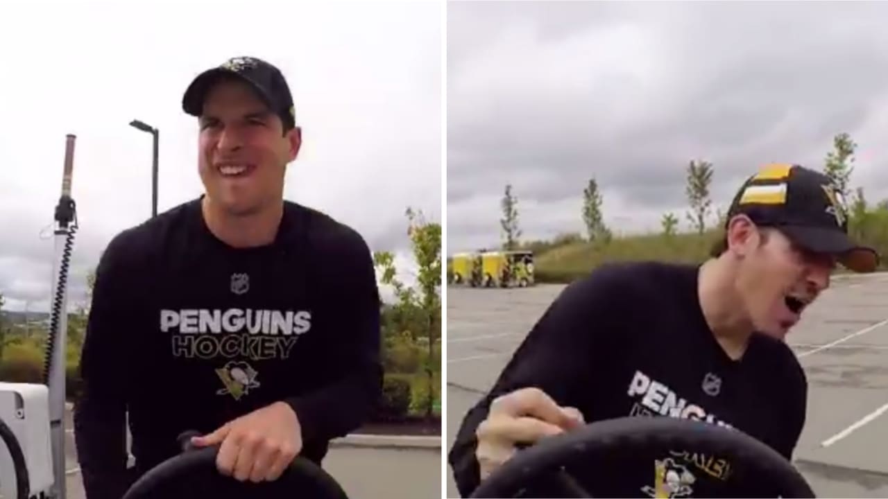 Crosby, Malkin put pedal to metal in fierce Zamboni race | NHL.com