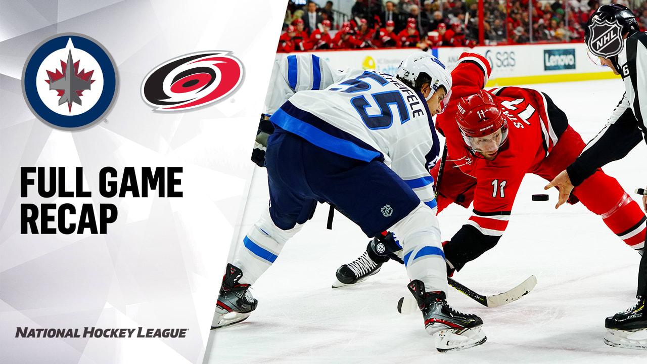 Recap: WPG 1, CAR 4 | NHL.com
