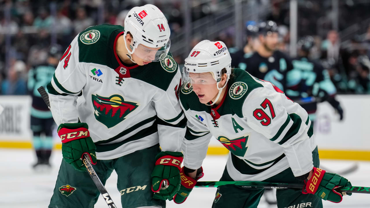 Wild : Kaprizov et Eriksson Ek s'entraînent avec contacts | LNH.com