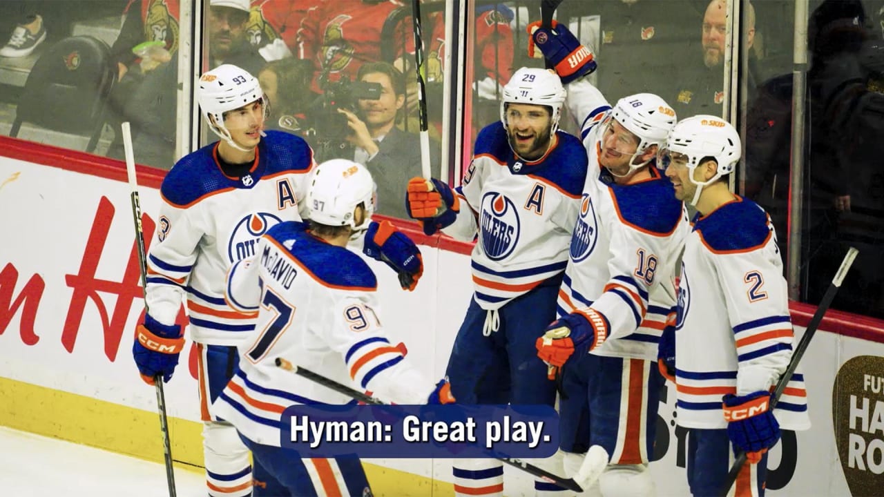 MIC'D UP | Hyman 50th Goal | Edmonton Oilers
