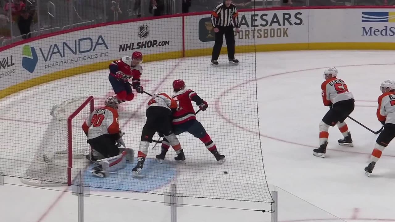 PHI@WSH: Sandin scores goal against Dan Vladar | Washington Capitals