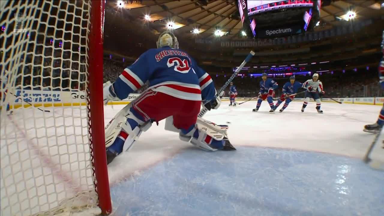 WSH@NYR: Fehervary scores goal against Igor Shesterkin | Washington ...