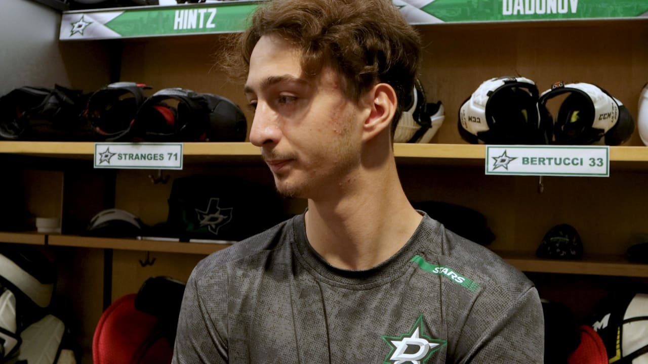 Bertucci on first pro camp | Dallas Stars