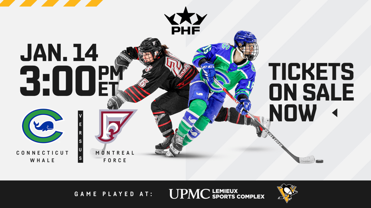 UPMC Lemieux Sports Complex to Host PHF Regular-Season Game on January ...