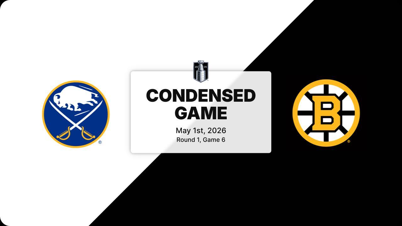 BUF at BOS | Condensed Game | NHL.com