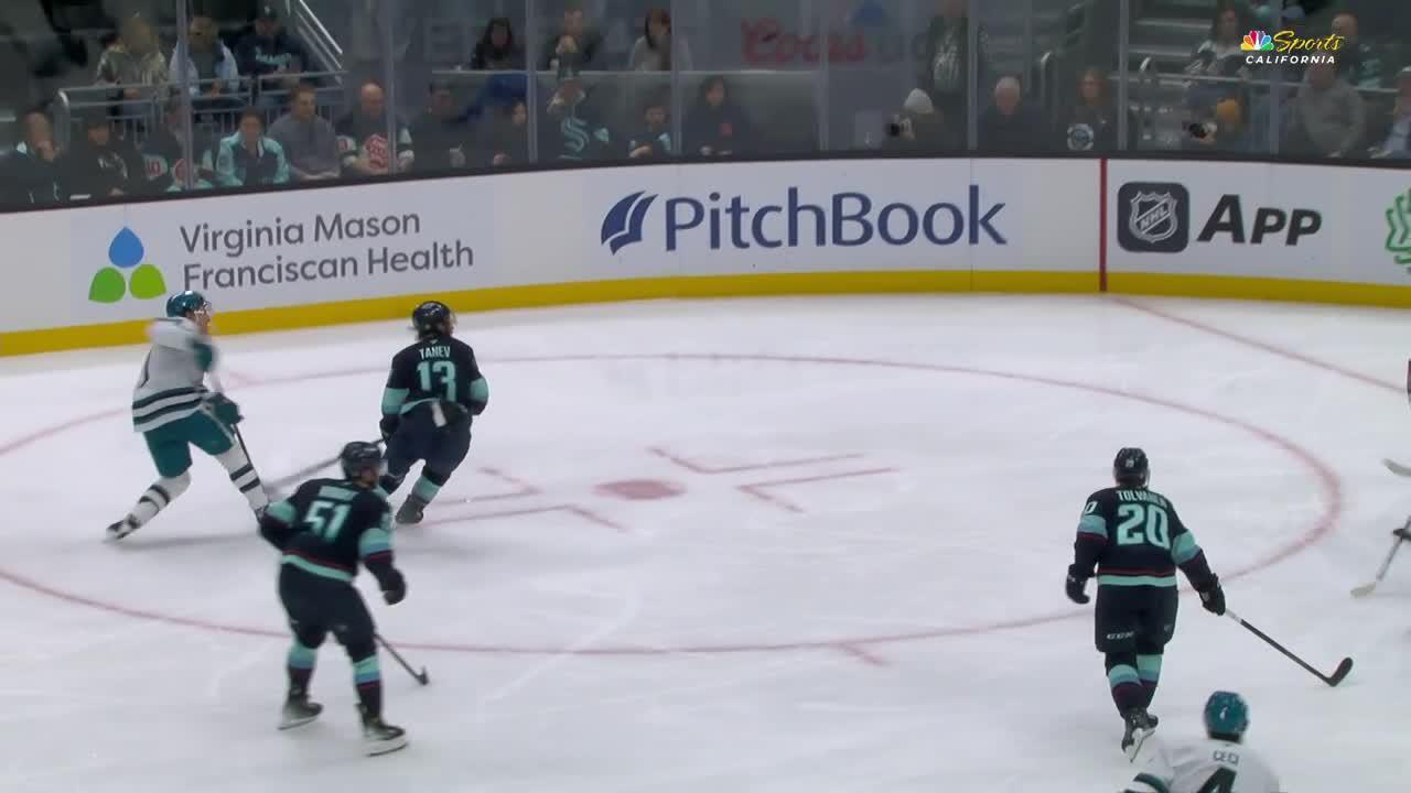 SJS@SEA: Ceci scores goal against Joey Daccord | San Jose Sharks