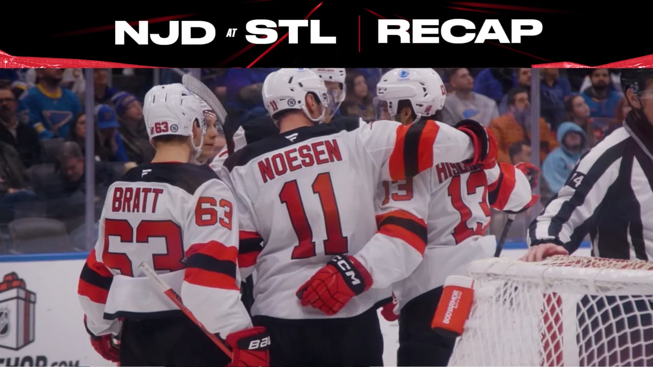 QUICK RECAP: Devils 4 vs. Blues 1 | New Jersey Devils