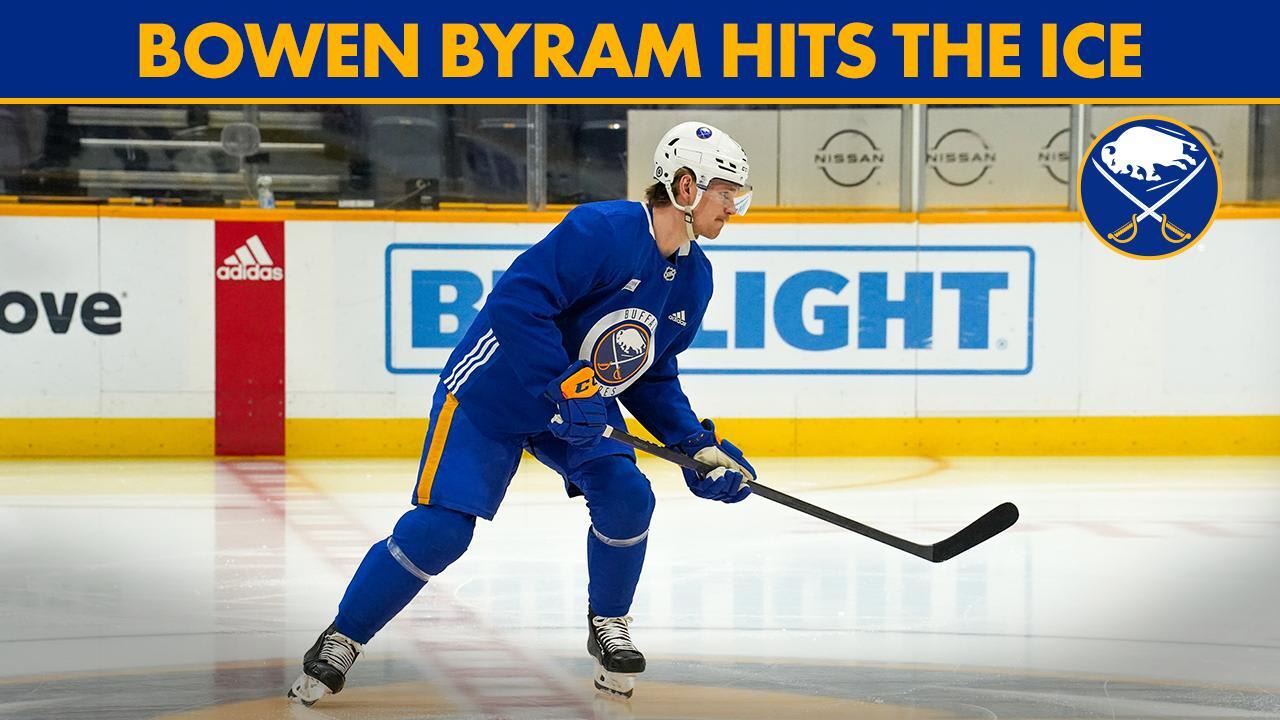 Bowen Byram Hits the Ice | Buffalo Sabres