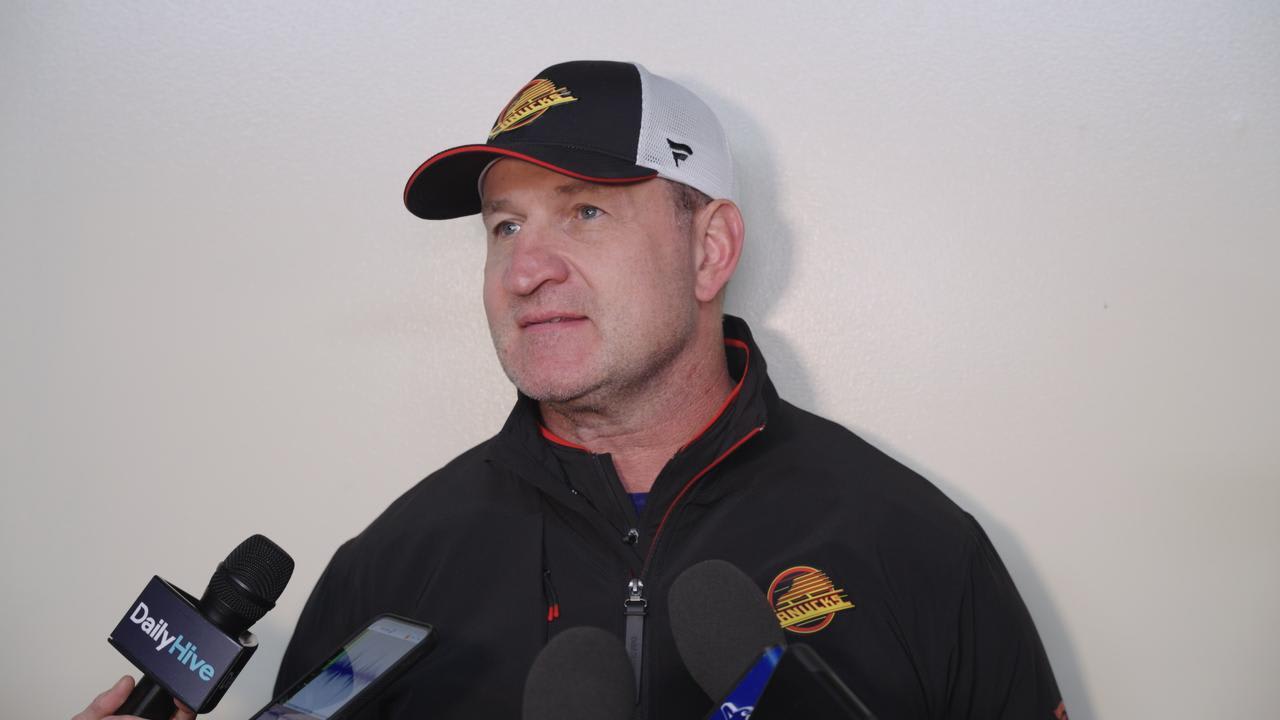 PRACTICE | Head Coach Adam Foote | Vancouver Canucks