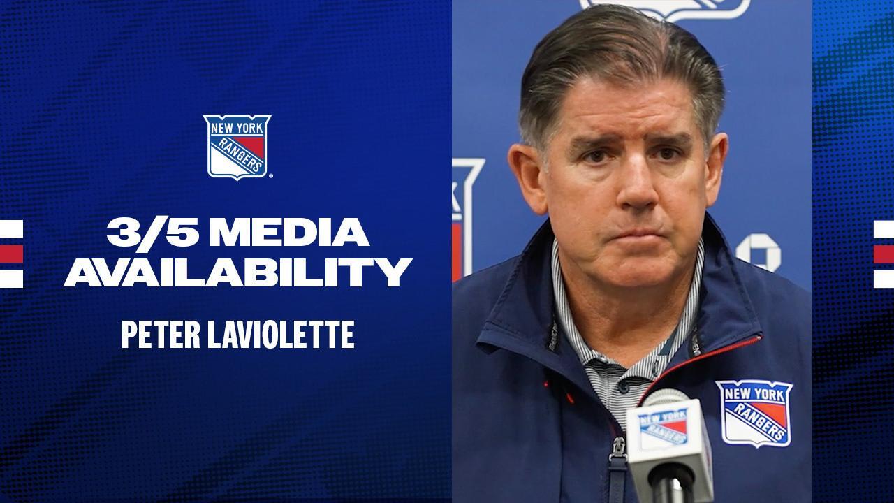 Pregame: Laviolette | New York Rangers