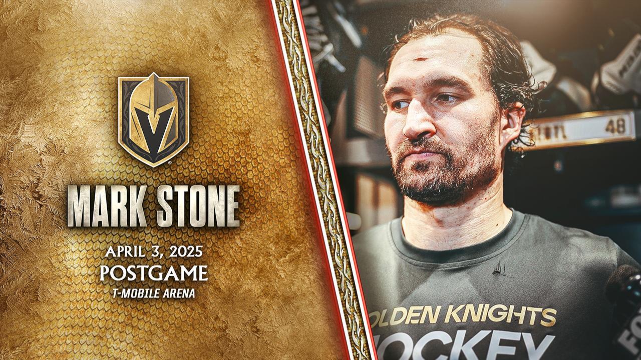 Mark Stone Postgame 4/3 | Vegas Golden Knights