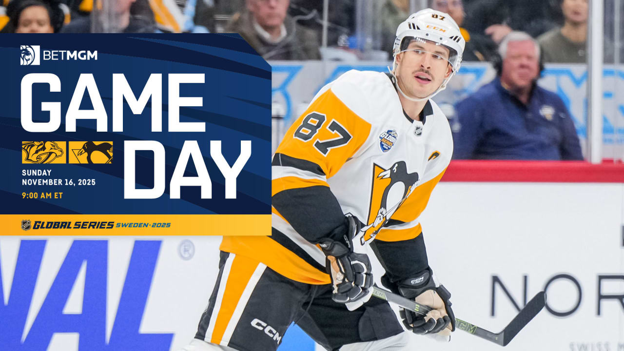 Game Preview: 11.16.25 vs. Nashville Predators | Pittsburgh Penguins