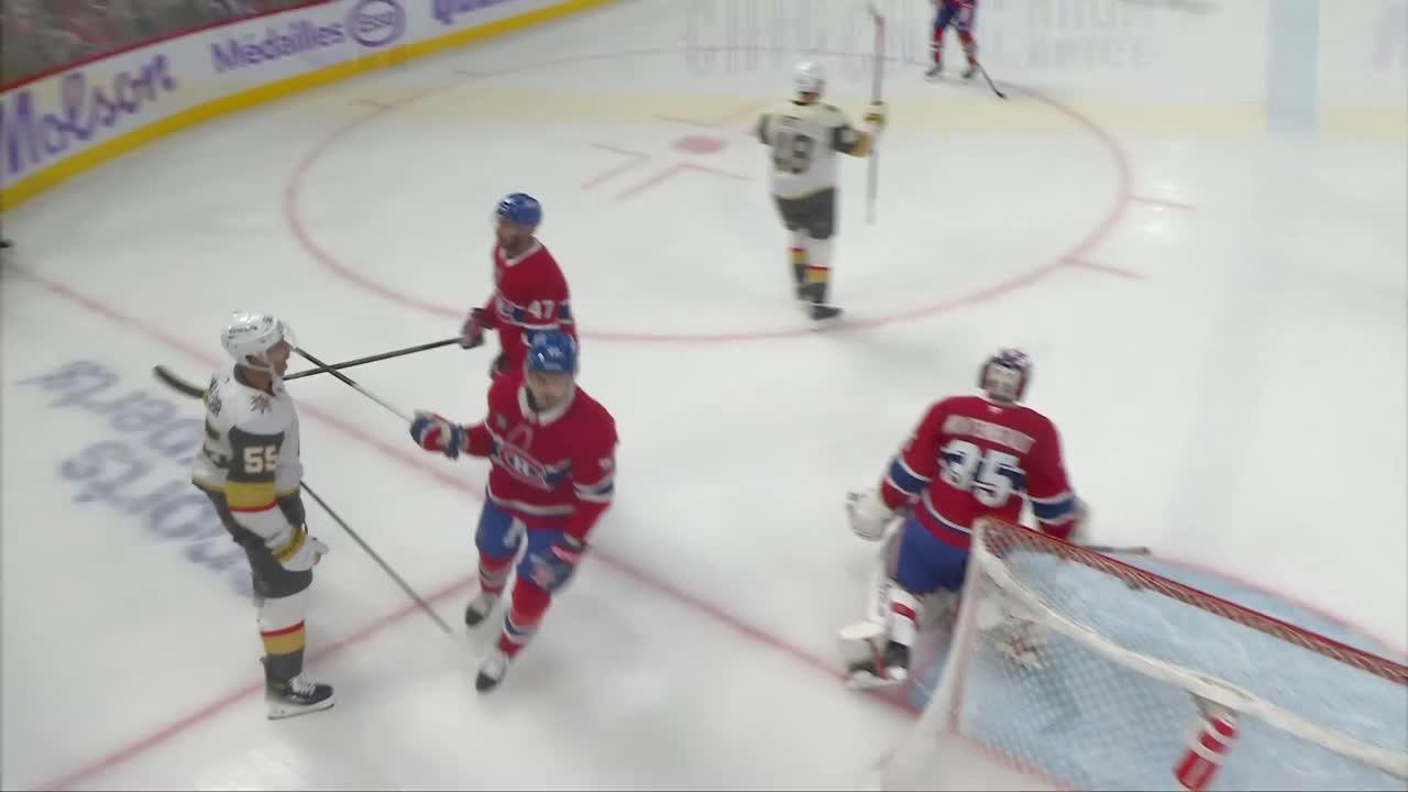 VGK@MTL: Kolesar scores goal against Samuel Montembeault | Vegas Golden ...