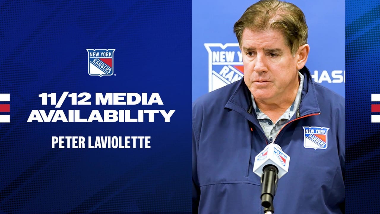 Pregame: Laviolette | New York Rangers