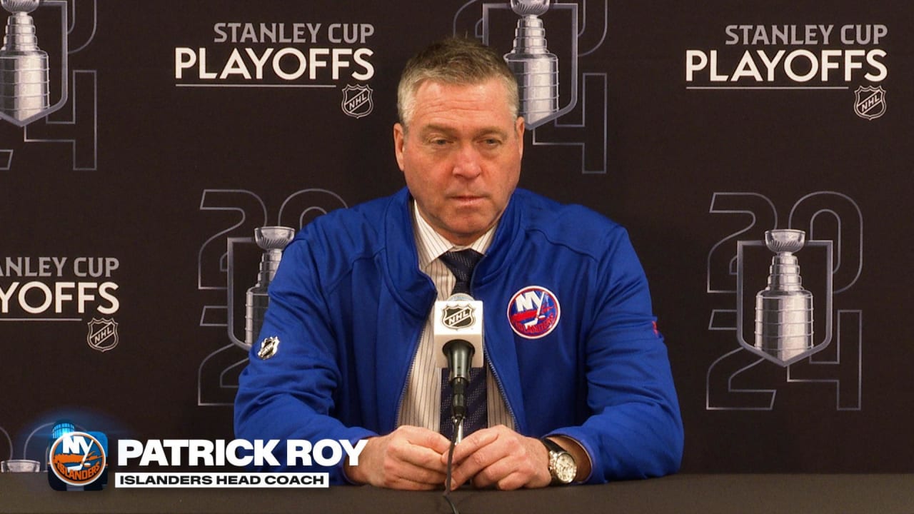 NYI vs CAR 4/27: Patrick Roy | New York Islanders