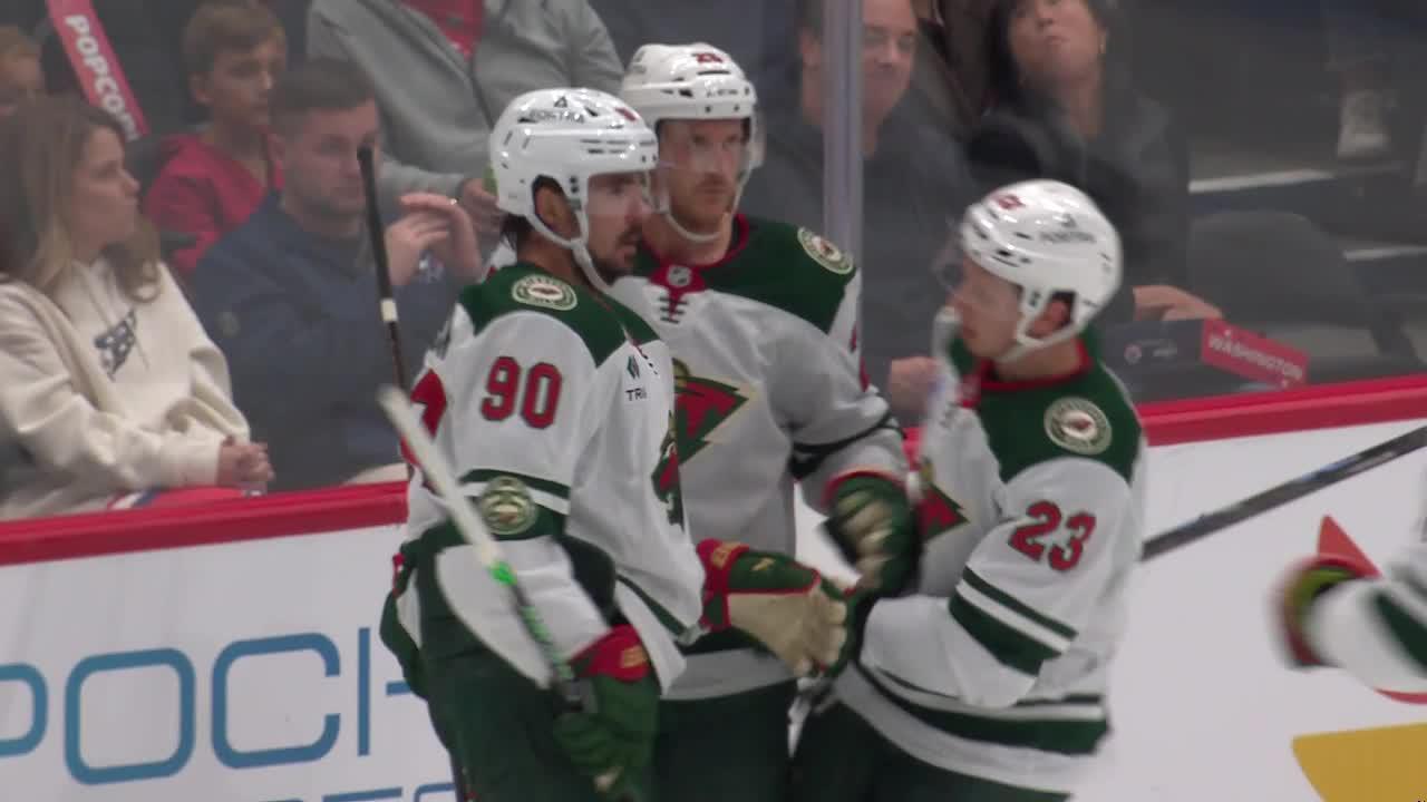 MIN@WSH: Johansson scores goal against Logan Thompson | Minnesota Wild