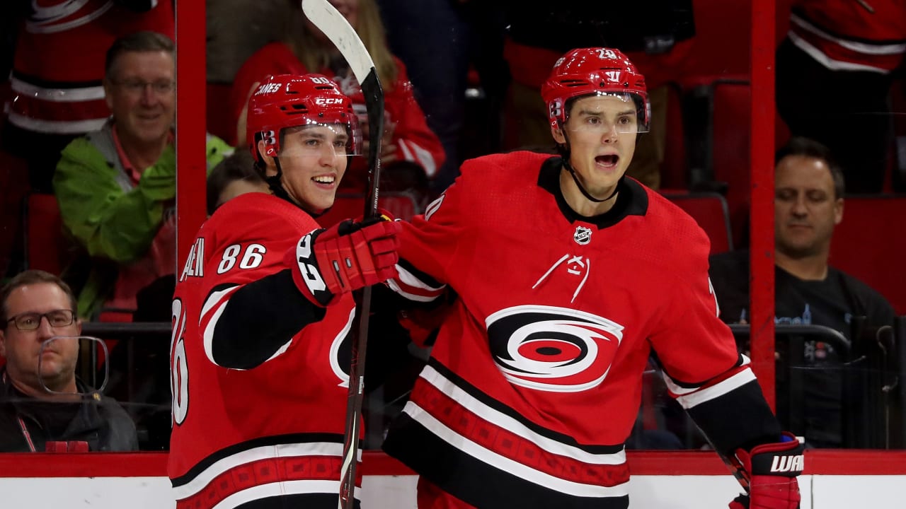Aho, Svechnikov spark Hurricanes in win against Canucks | NHL.com