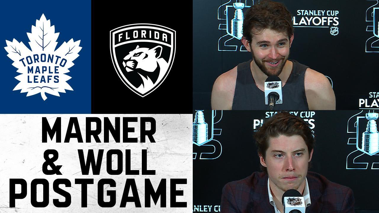 Joseph Woll & Mitch Marner | Post Game | Toronto Maple Leafs