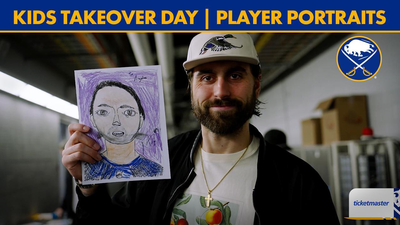 Kids Takeover Day | Player Portraits | Buffalo Sabres