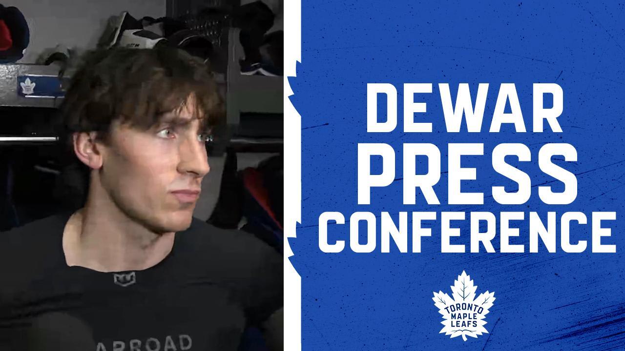 Connor Dewar | Pre Game | Toronto Maple Leafs