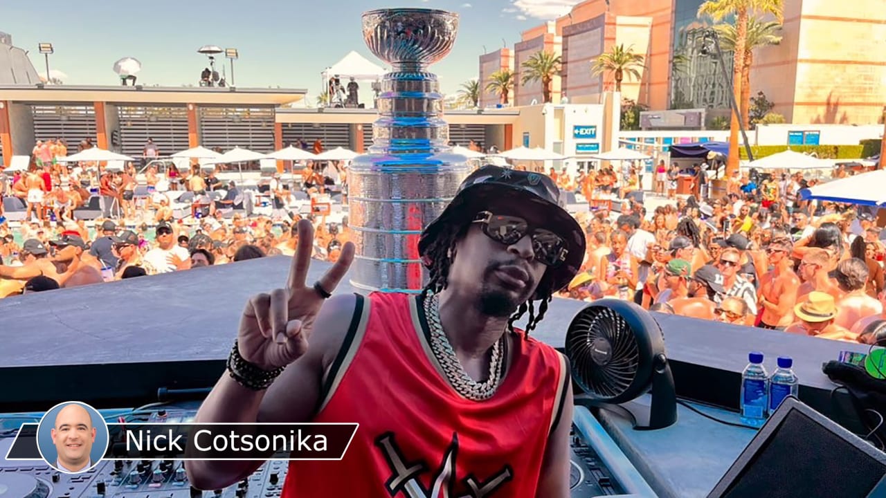 Lil Jon parties with Stanley Cup at Wet Republic in Vegas during Final ...