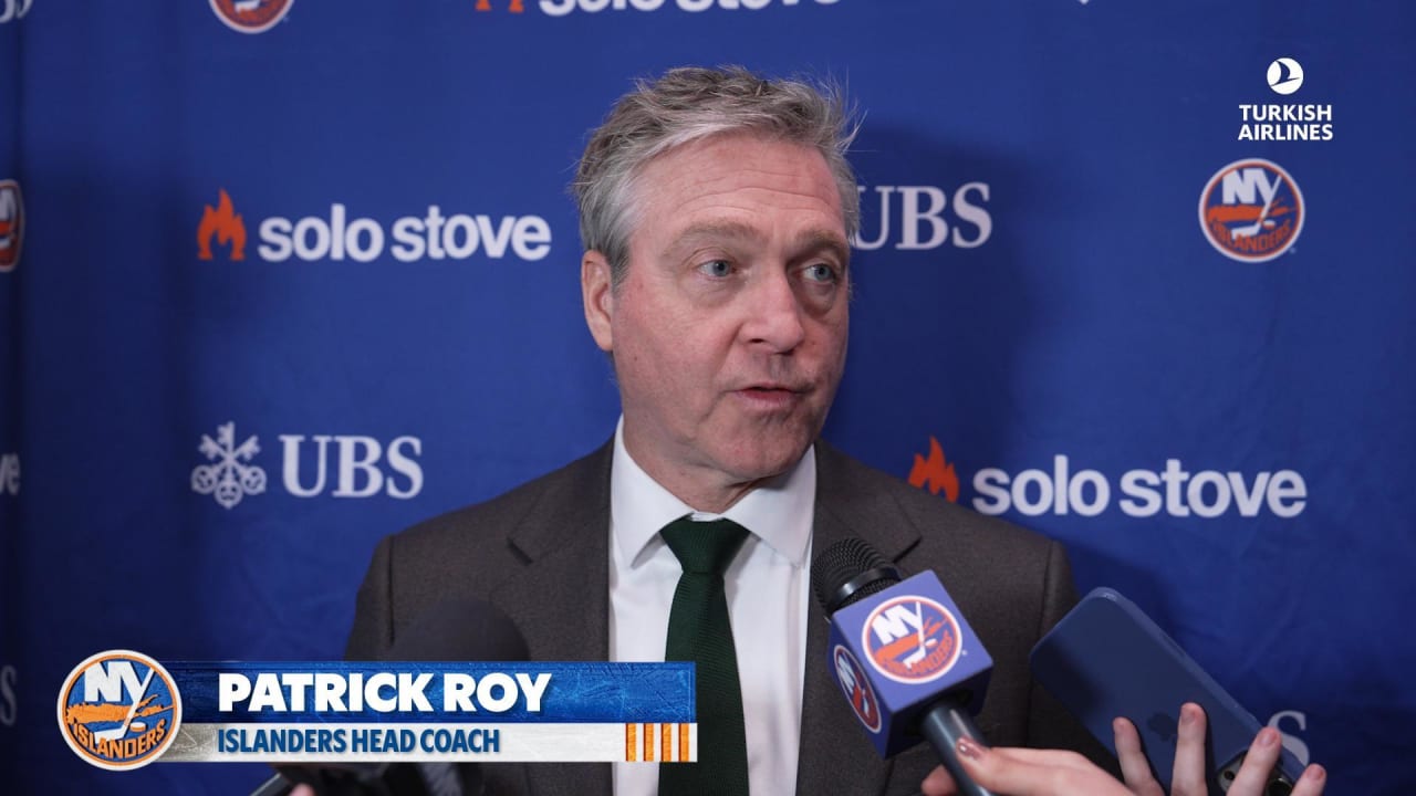 CBJ 6 vs NYI 1: Patrick Roy | New York Islanders