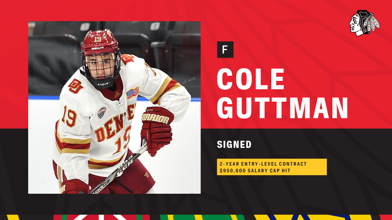 RELEASE: Blackhawks Agree to Terms with Cole Guttman | Chicago Blackhawks