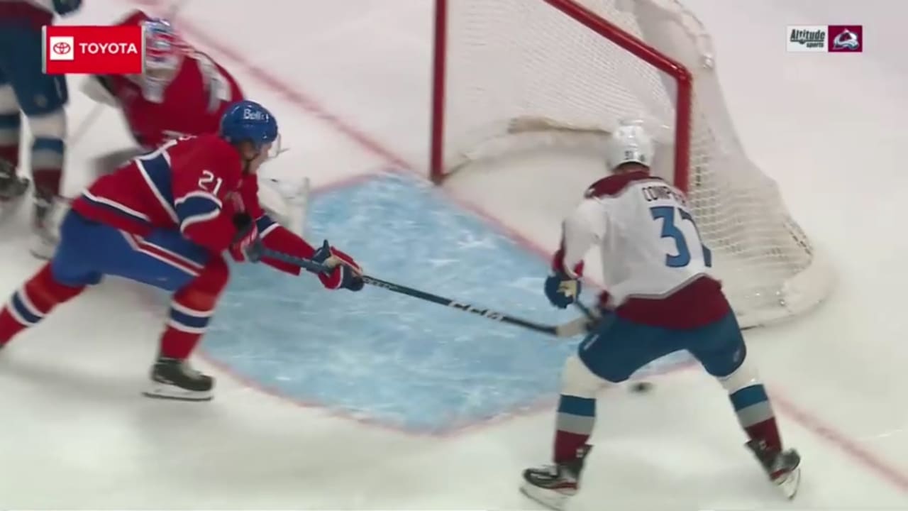 Compher scores goal | Colorado Avalanche
