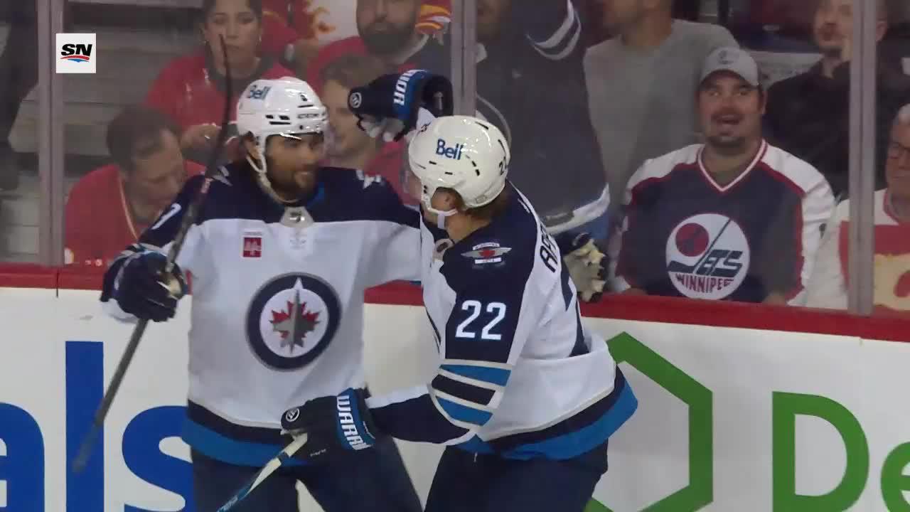 Alex Iafallo with a Goal vs. Calgary Flames | Winnipeg Jets