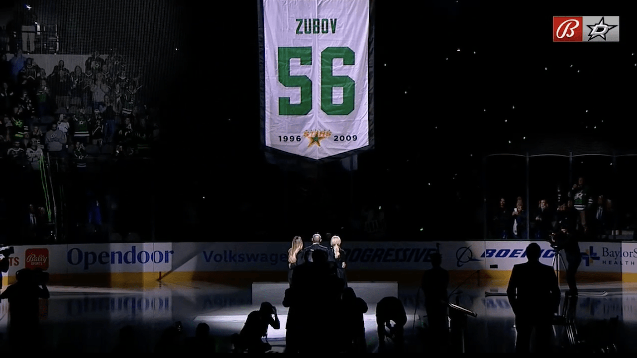 Zubov's number retired by Stars | Dallas Stars