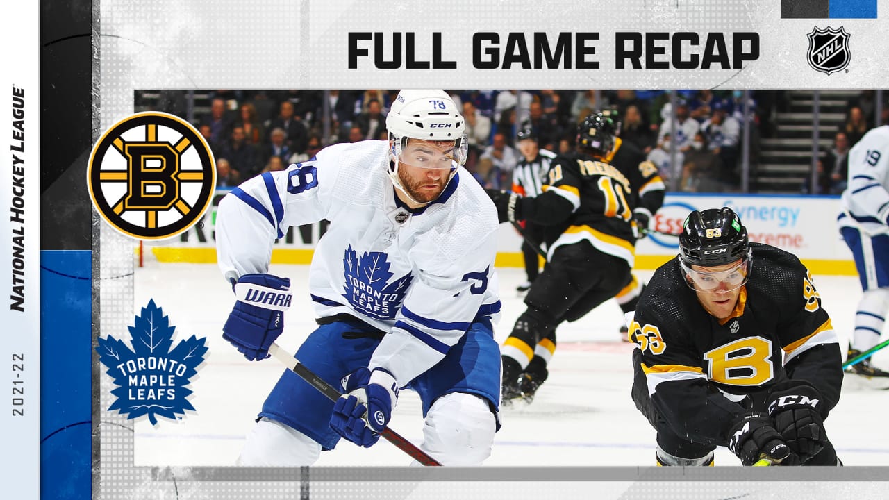 Recap: TOR 5, BOS 2 | Toronto Maple Leafs