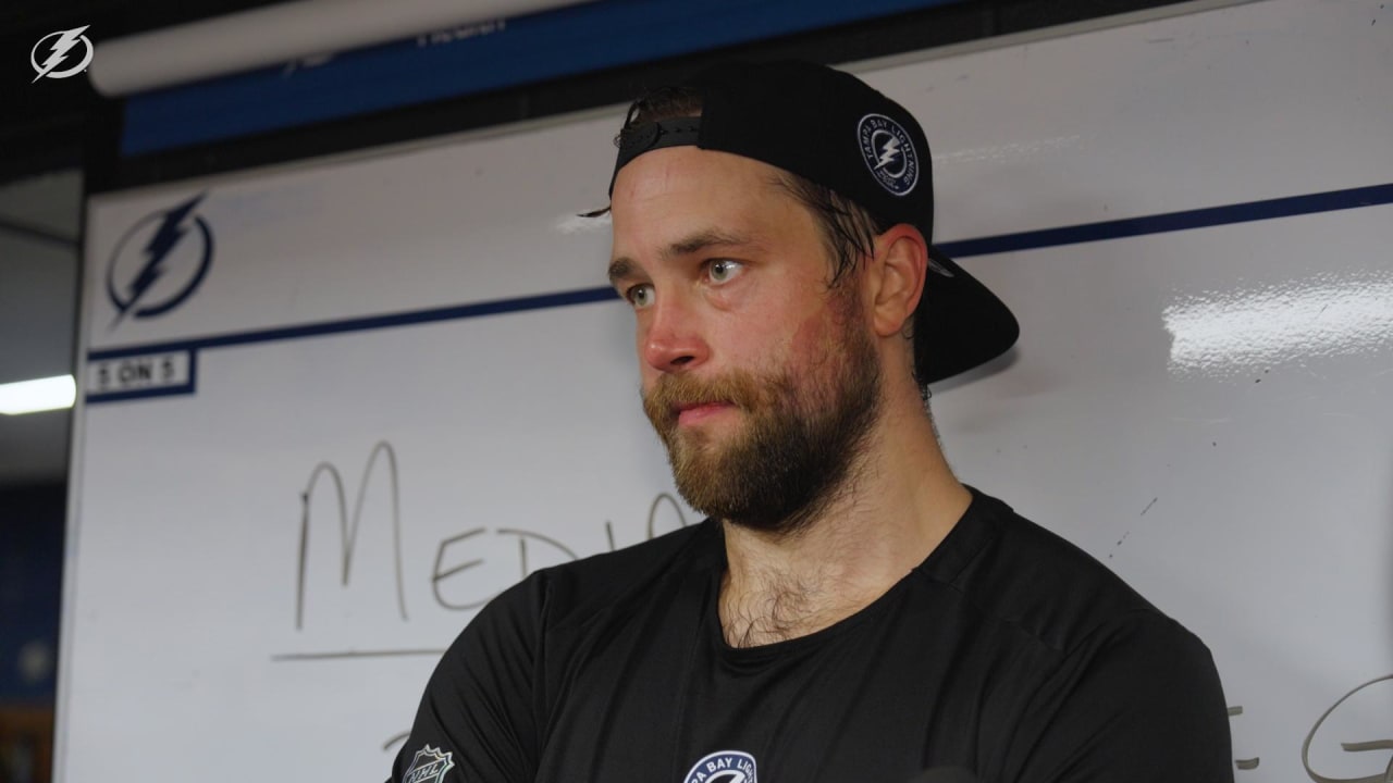 Victor Hedman | Postgame vs New Jersey Devils | Tampa Bay Lightning