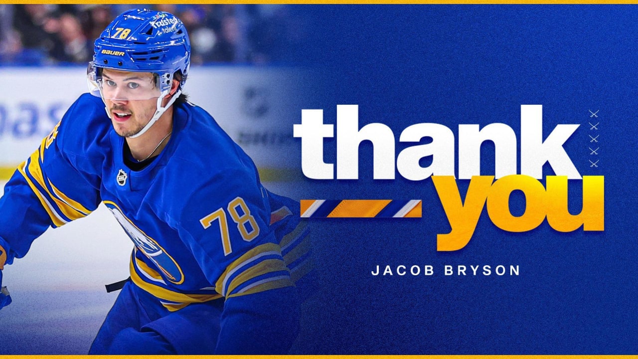 Jacob Bryson | Thank You | Buffalo Sabres