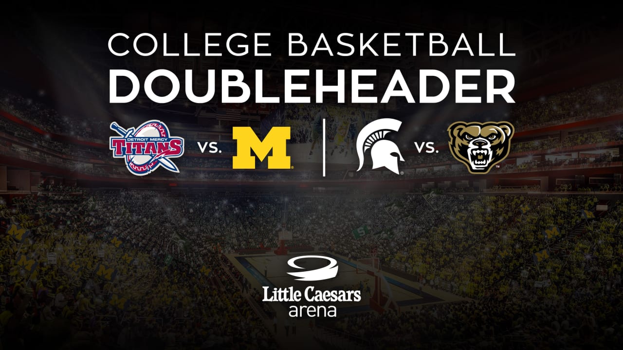 Men's college basketball doubleheader at Little Caesars Arena announced ...