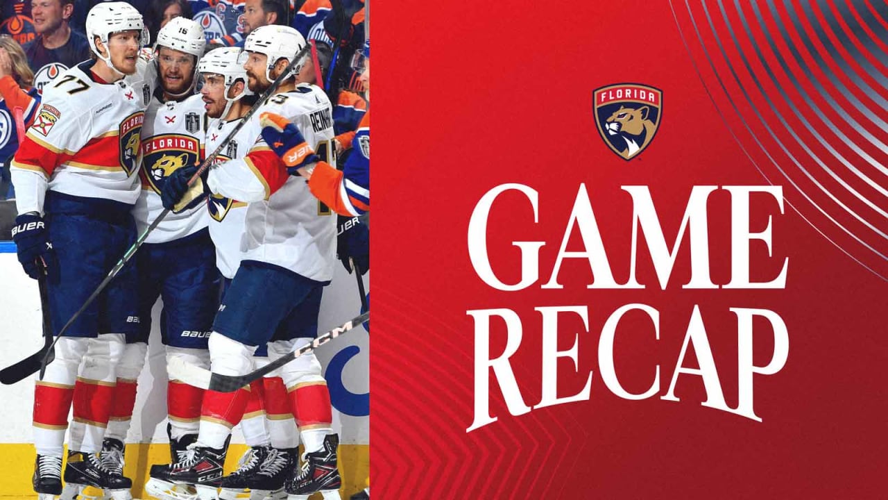 RECAP: Panthers 4, Oilers 3 | Florida Panthers