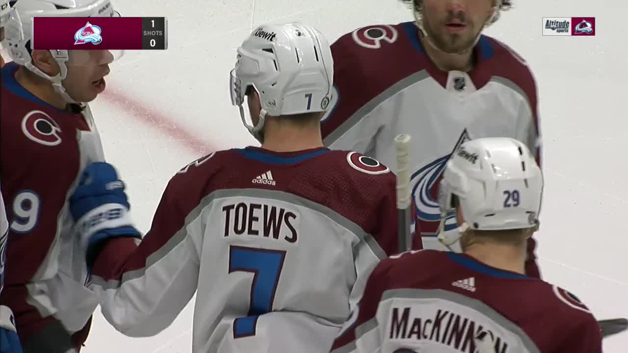 Toews doesn't waste any time | Colorado Avalanche