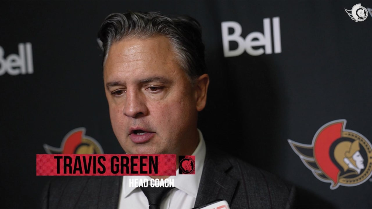 Travis Green Postgame Availability vs COL | Ottawa Senators