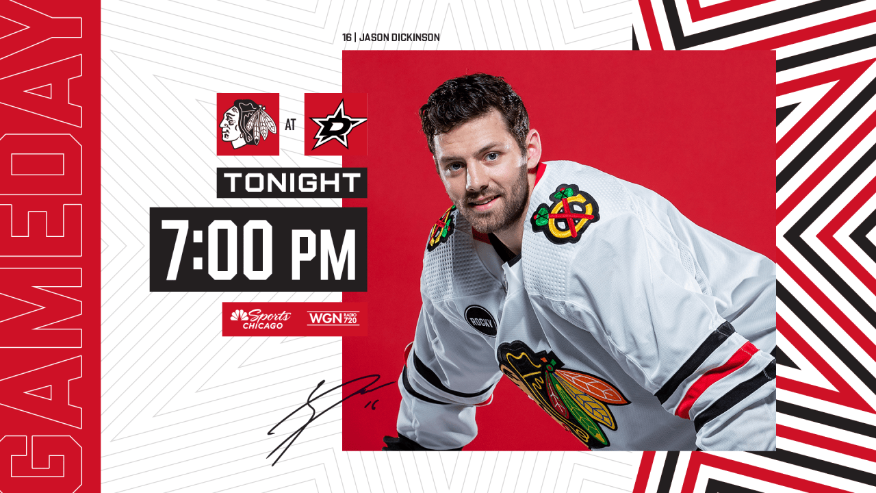 PREVIEW: Blackhawks Start Five-Game Road Trip in Dallas | Chicago ...