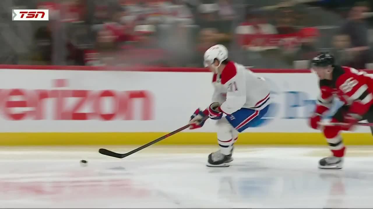 MTL@NJD: Evans scores goal against Jacob Markstrom | Montréal Canadiens