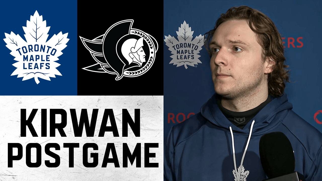 Ryan Kirwan | Post Game | Toronto Maple Leafs