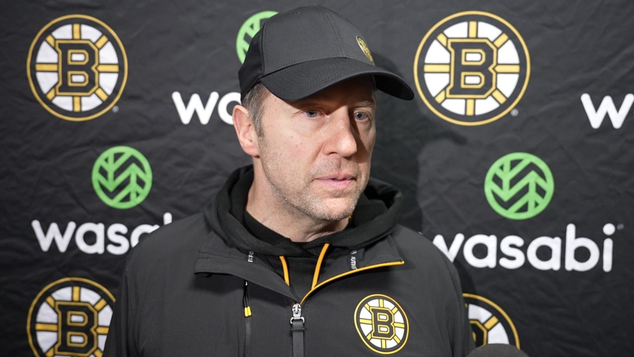 Press Room: Joe Sacco | Boston Bruins