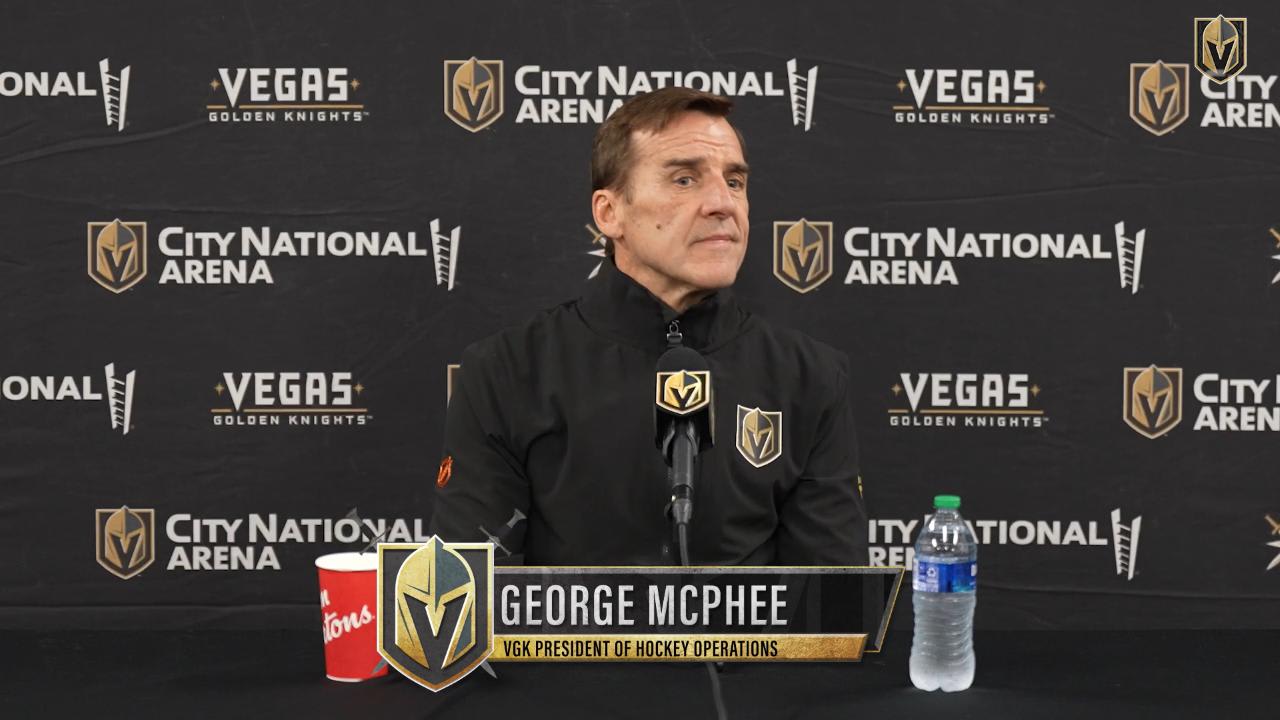 George McPhee Availability 6/16 | Vegas Golden Knights