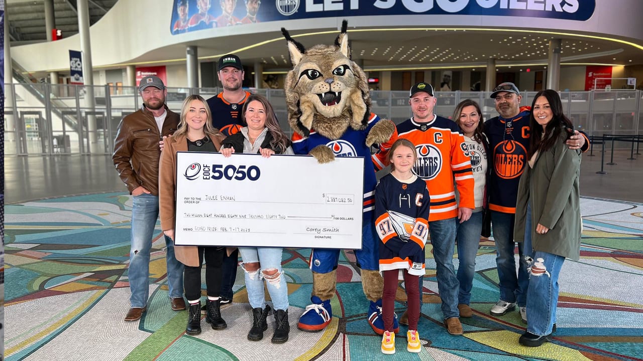 COMMUNITY | Ben 50/50 Winner | Edmonton Oilers