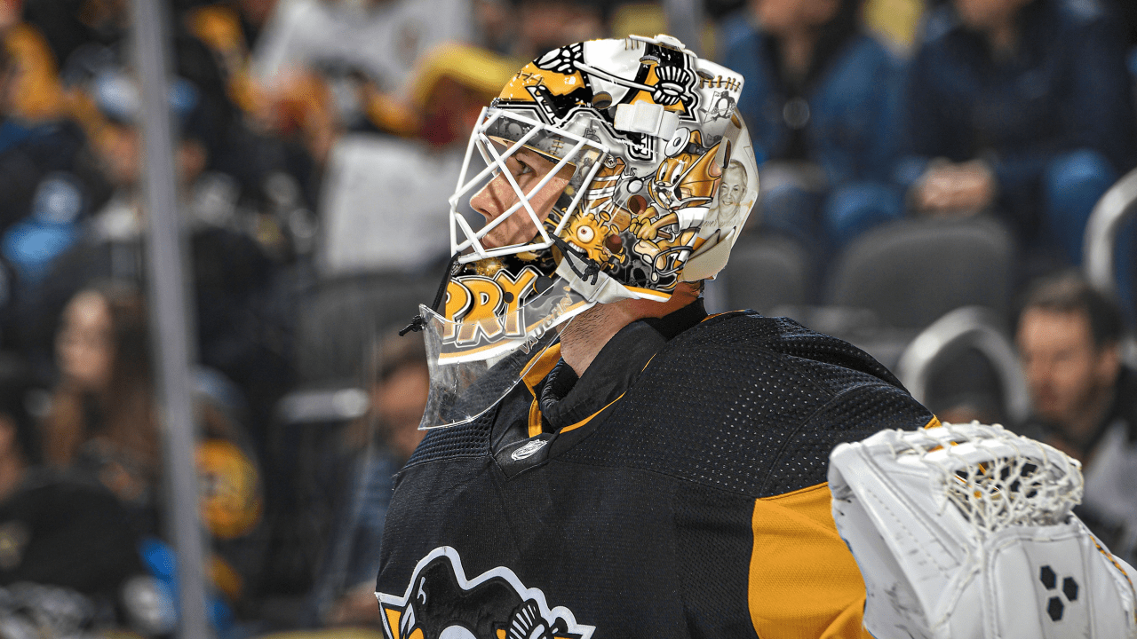 Jarry honors frontline heroes with new mask design | Pittsburgh Penguins