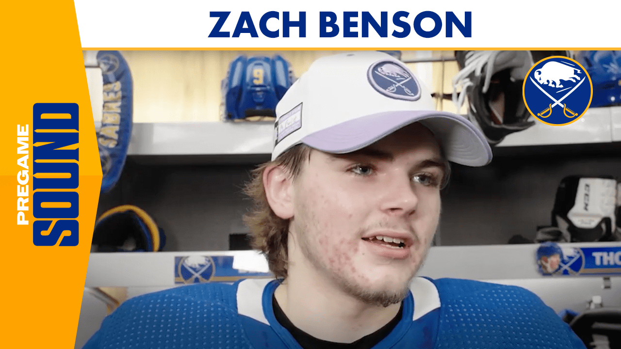 Benson Pregame vs. PIT | Buffalo Sabres